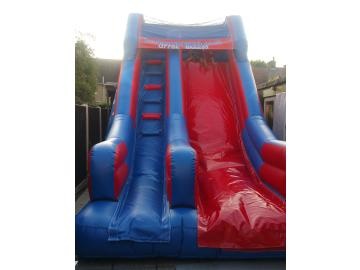 Superslide Hire | Red & Blue Inflatable Slide